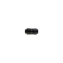 John Guest Speedfit PEI0436E 1-Inch CTS Union Coupler Black